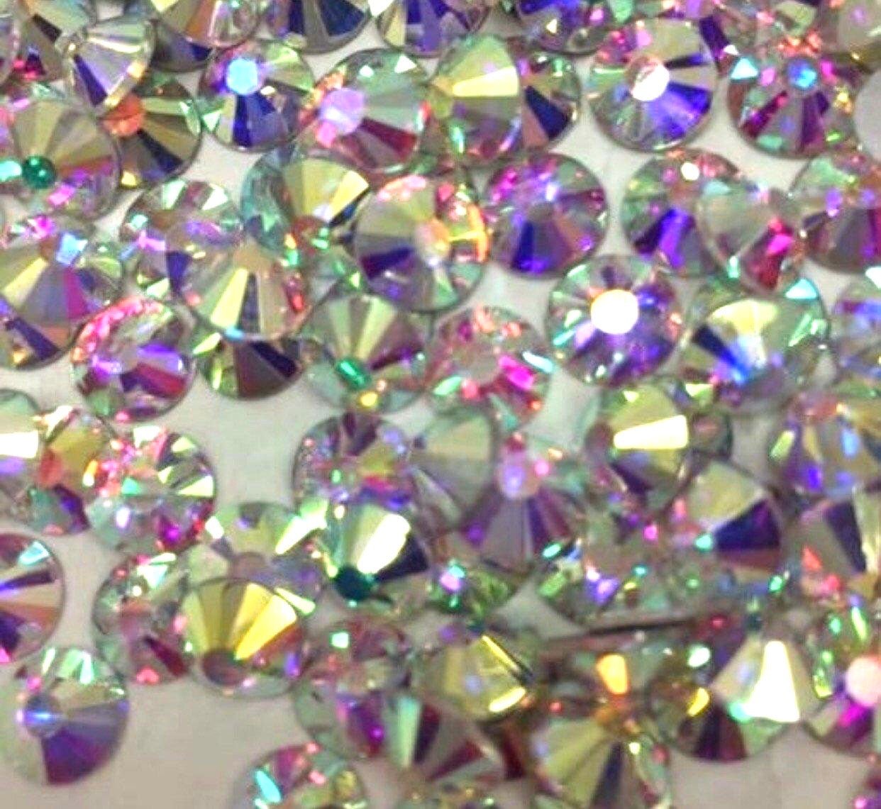 Crystal AB Flatback Rhinestones | Aurora Borealis Dance & Costume ...