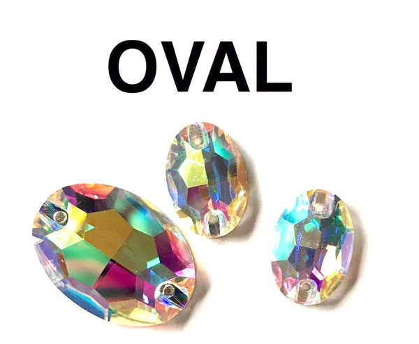 Crystal Ab shapes sew on or glue on | Buy Quality Crystal Rhinestones ...